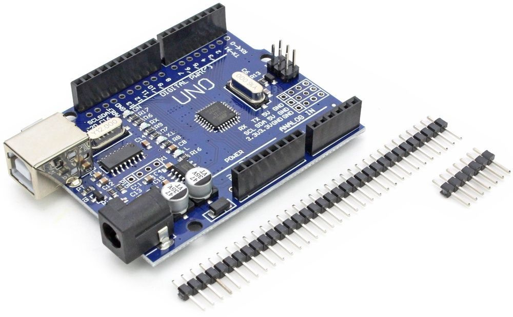 Контроллер Arduino Uno R3 Atmega 328P-AU+CH340G - купить с доставкой по ...