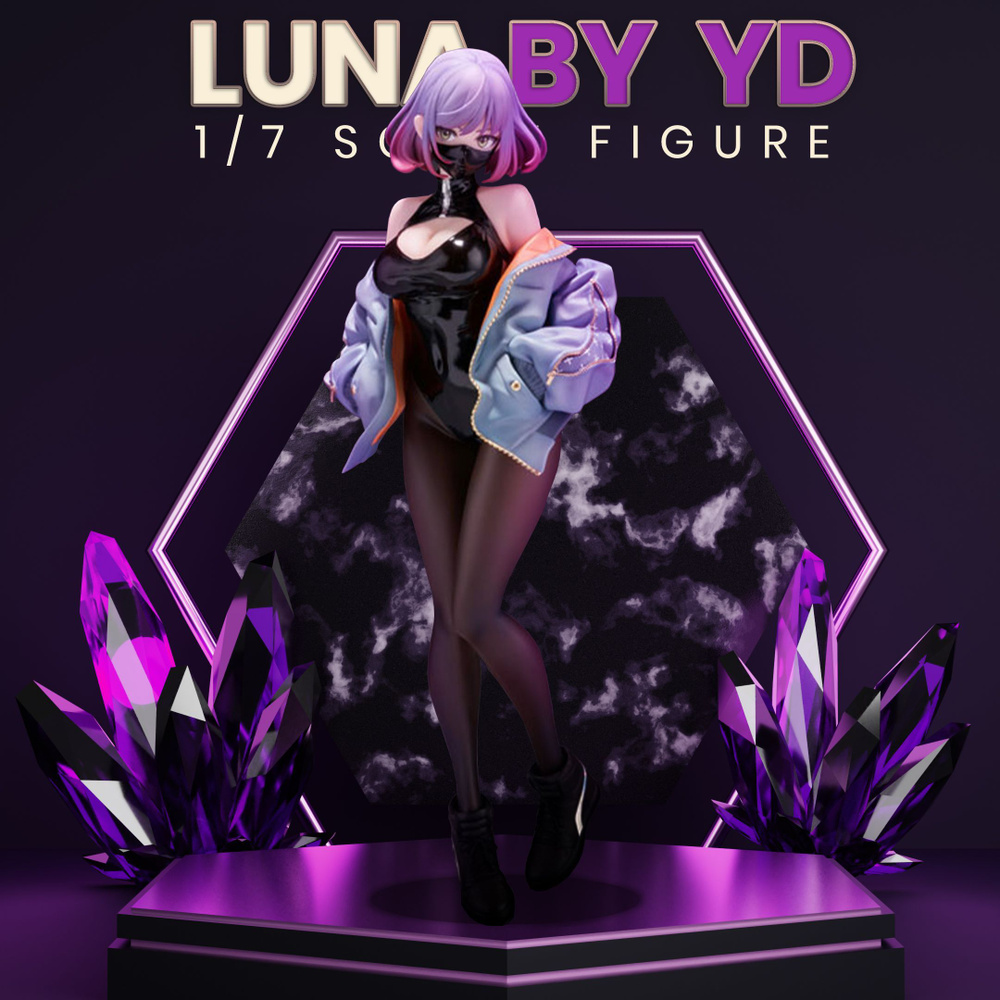 Аниме фигурка Luna by YD 1/7 Regular Version / Masked Girl 22.5 см - купить с доставкой по ...