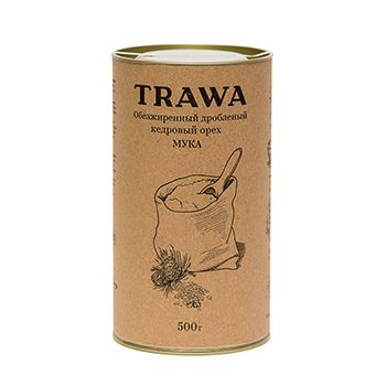 Мука кедрового ореха Trawa обезжиренная 500г, Россия - купить с ...