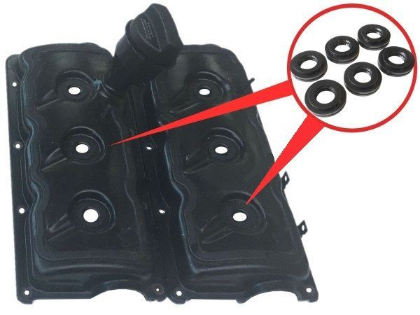 Сальники форсунок клапанной крышки VAG 2.5TDi (Уплотнительные кольца ...