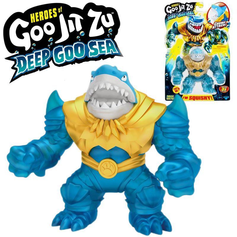 Гуджитсу Игрушка Траш Дип Гу-Сиа тянущаяся фигурка GooJitZu/S9 Deep Goo ...