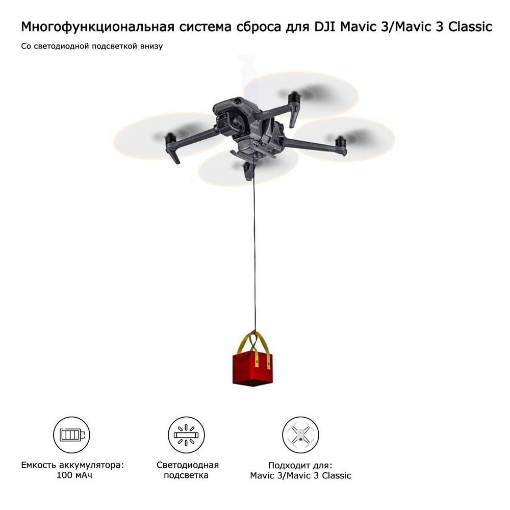 Многофункциональная система сброса для DJI Mavic 3 / Mavic 3 Classic (MA3-DP04) - купить с ...