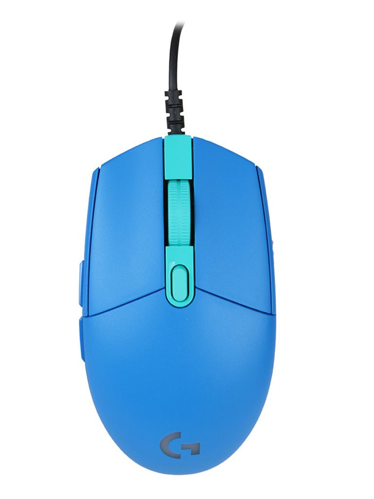 Мышь проводная Logitech G203 910-005798, синий - купить по выгодной ...