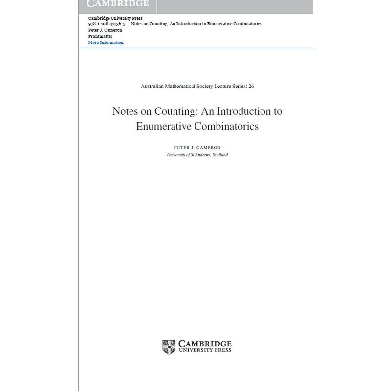 Учебники Notes On Counting An Introduction To Enumerative Combinatori купить с доставкой по