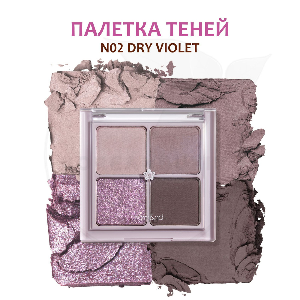 ROM&ND Палетка пигментированных теней для век Better Than Eyes N Series ...