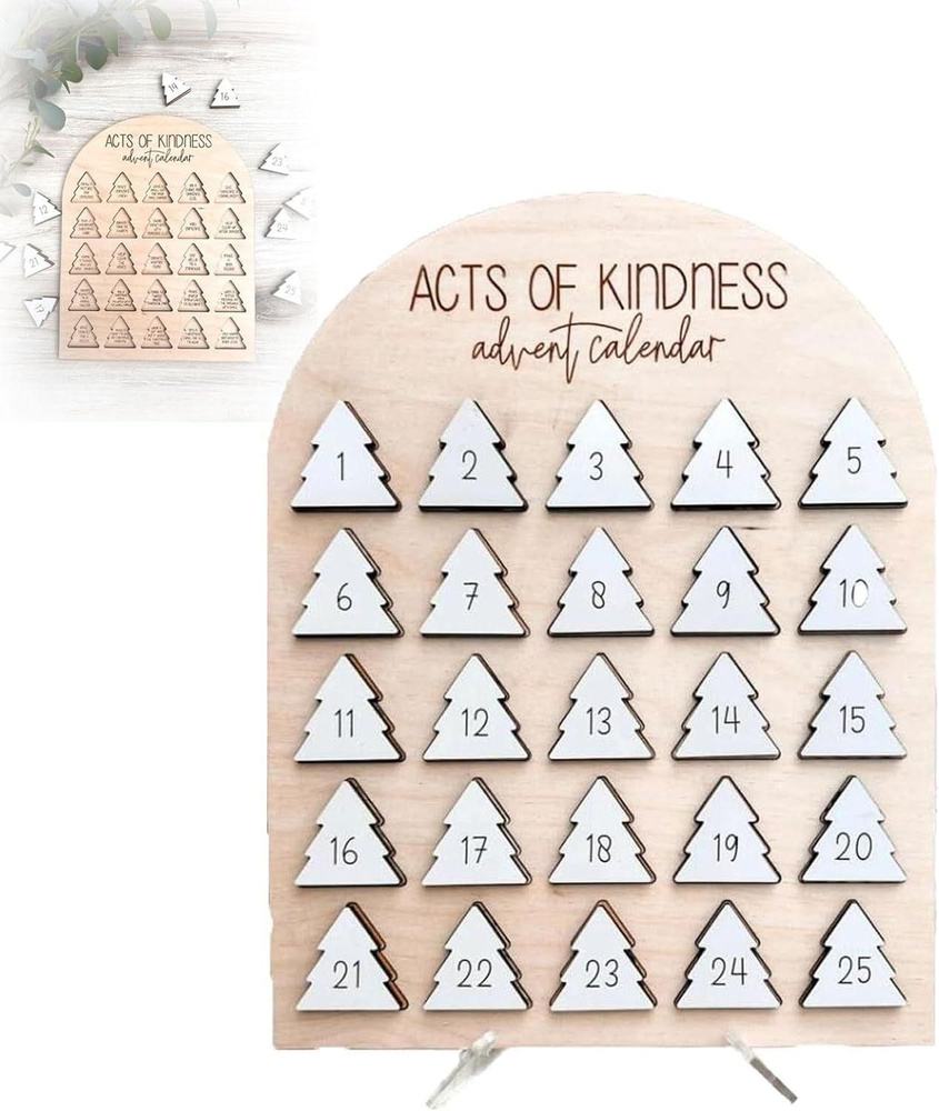 Рождественский календарь добрых дел, рождественские подарки для детей и ...