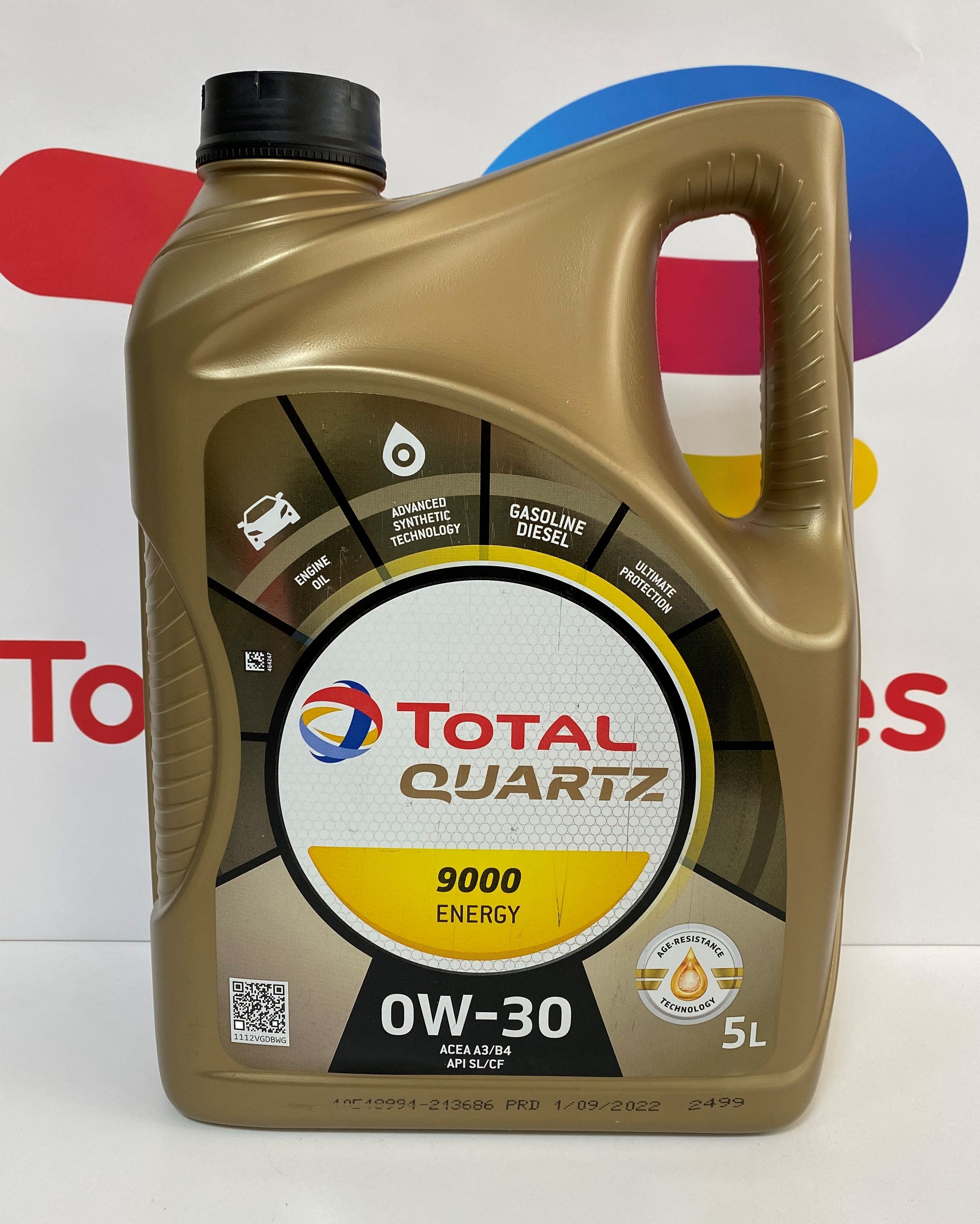 Масло моторное Total 0W-30 Синтетическое - купить в интернет-магазине ...