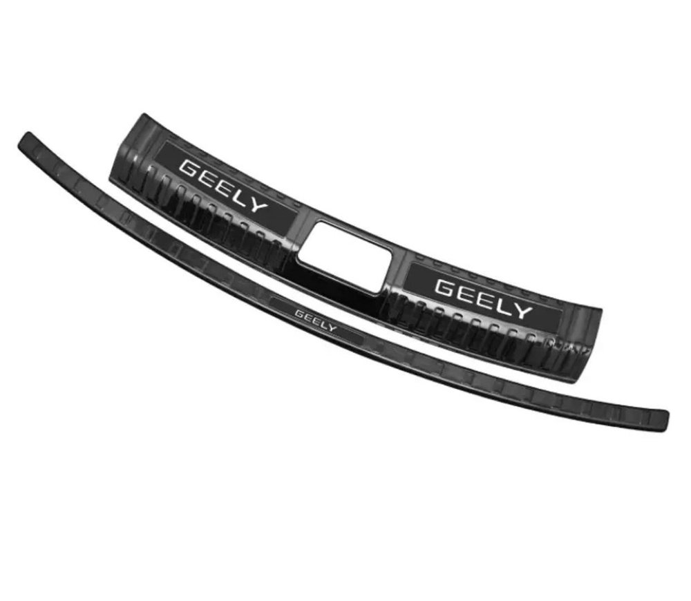 Комплект накладок на задний бампер Geely Atlas PRO / Джили Атлас Про ...