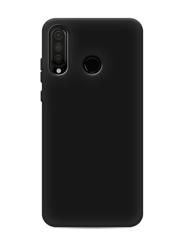 Чехол накладка матовый черный для для Huawei P30 Lite Honor 20lite