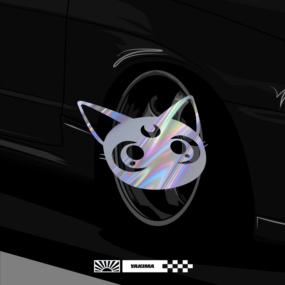 Sailor Moon Cat - JDM Голографическая наклейка на автомобиль Аниме ...