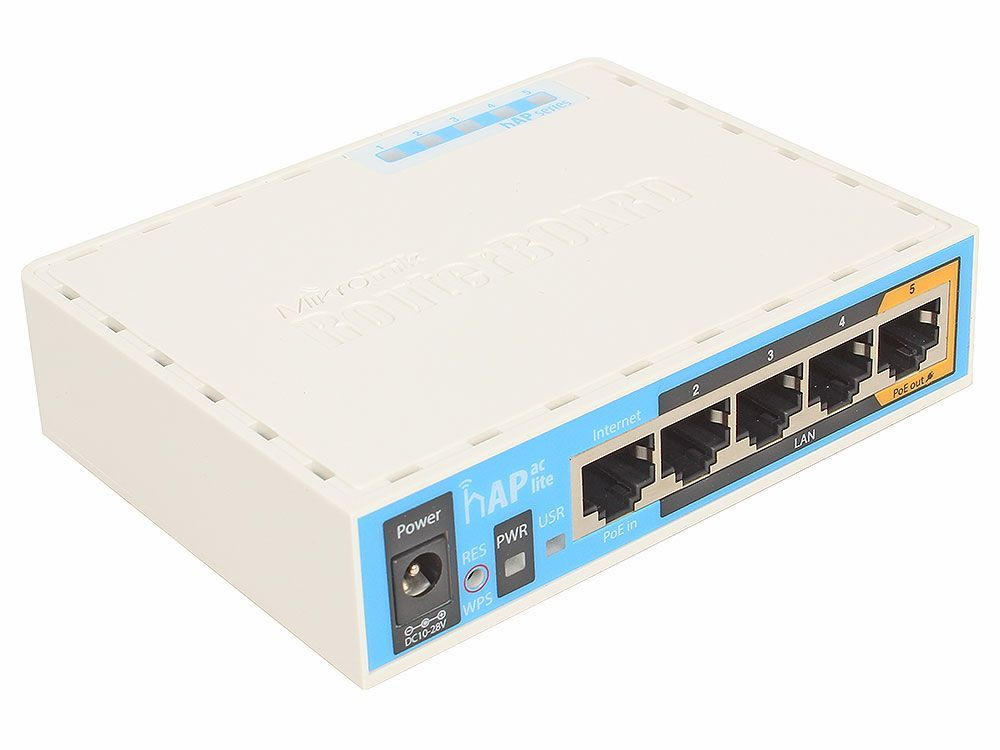 Роутер MIKROTIK hAP AC lite, белый, 5 ГГц купить по низкой цене с ...