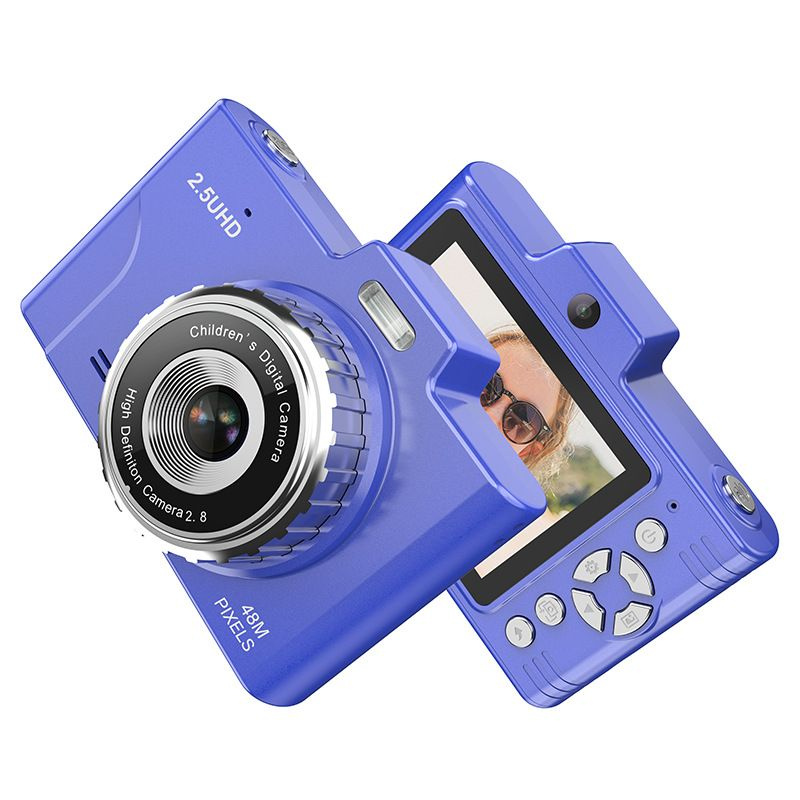 Компактный фотоаппарат Canon CCD-камера, синий - купить по выгодным ...