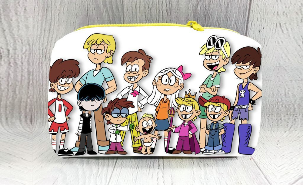 Пенал мягкий горизонтальный The Loud House, Мой шумный дом №18 - купить ...