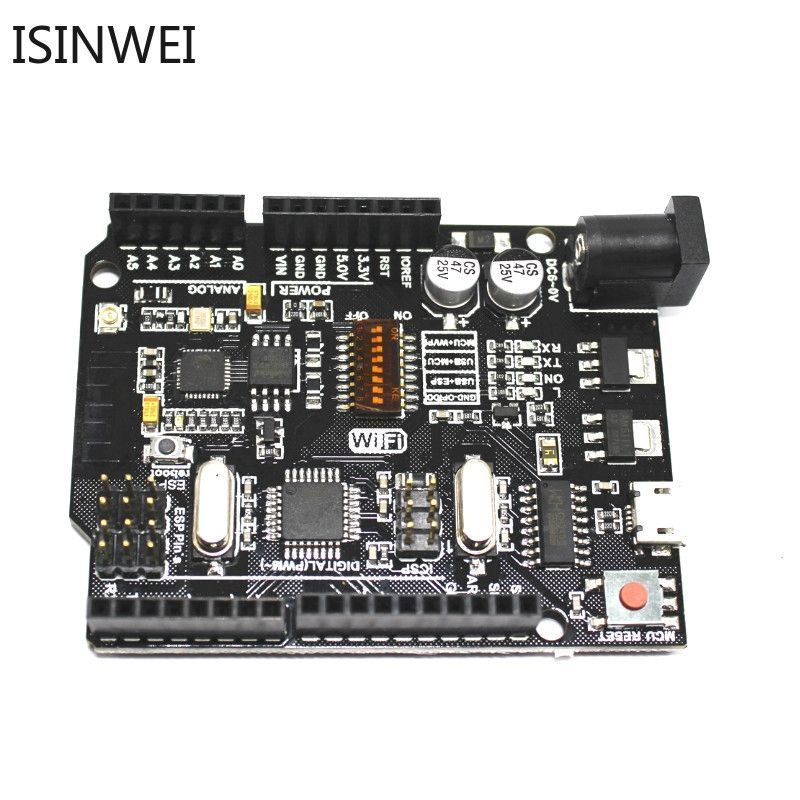 Uno Wifi R3 Atmega328p Esp8266 32 МБ памяти Usb Ttl Ch340g для Arduino Uno Nodemcu
