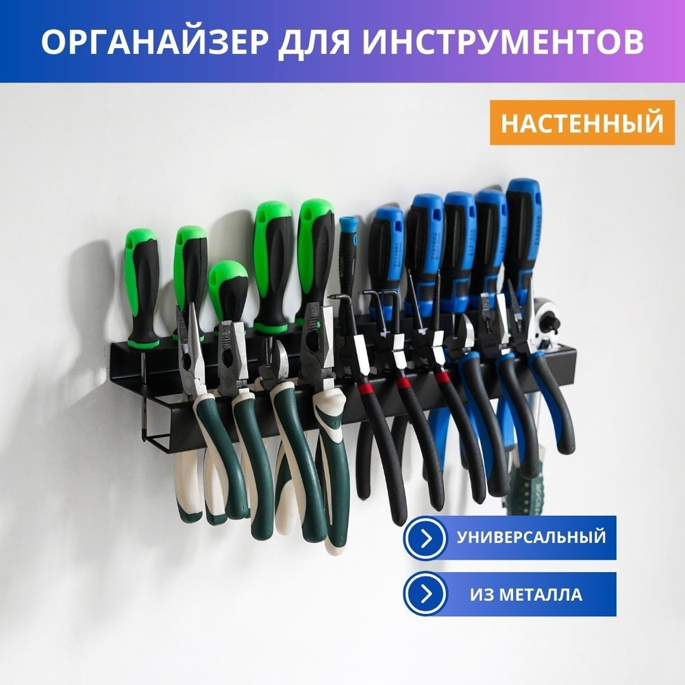 Держатель настенный для хранения инструментов - купить с доставкой по ...