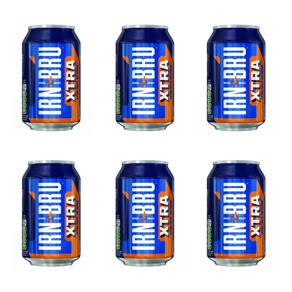 Газированный напиток IRN-BRU XTRA (6 шт. х 330 мл) - купить с доставкой по выгодным ценам в ...