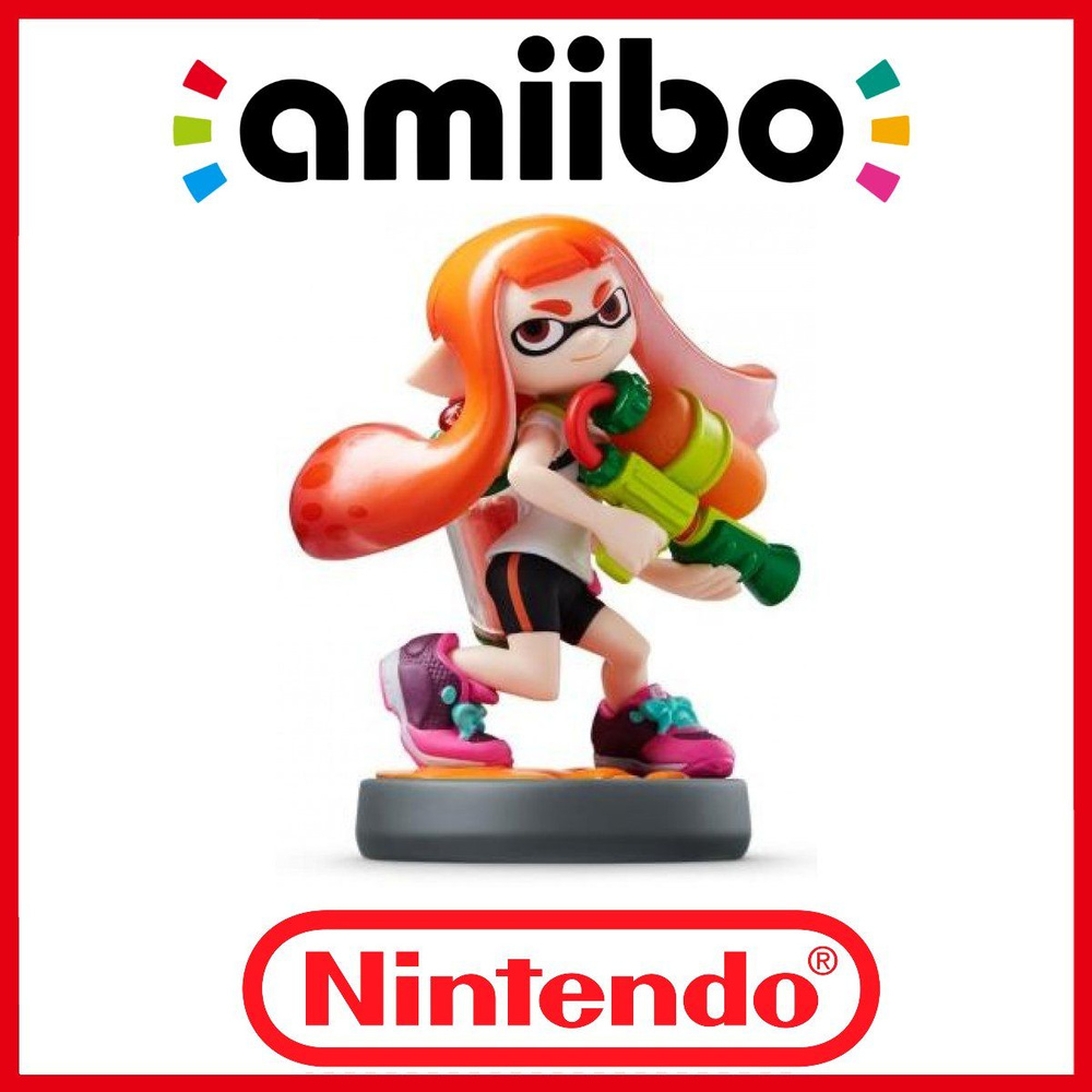 Amiibo Интерактивная фигурка Инклинг-девочка Inkling Girl Splatoon Collection - купить с ...