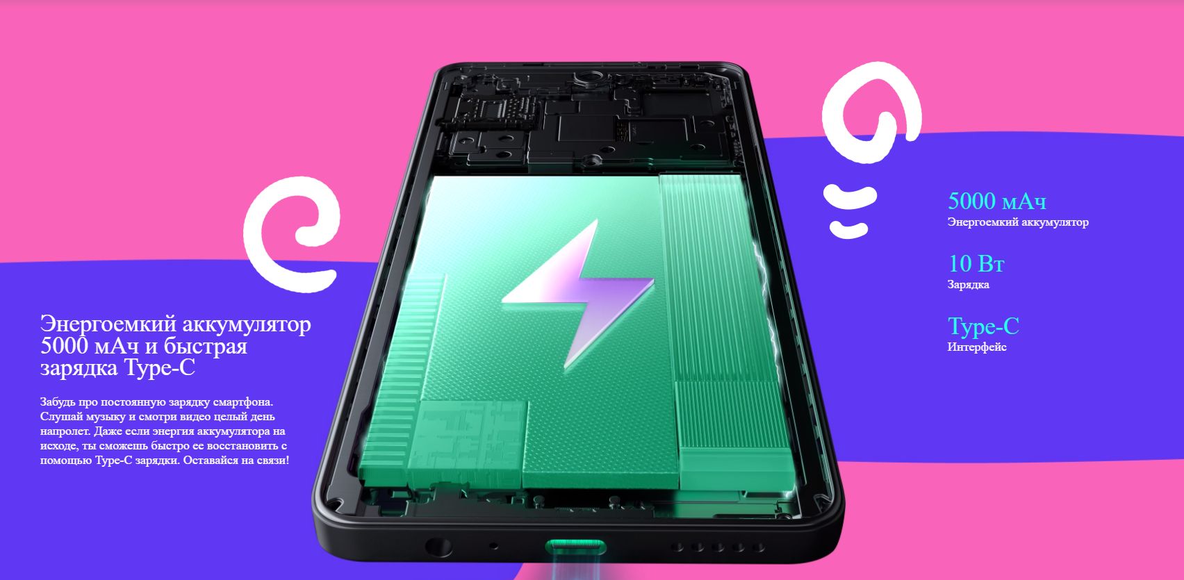 Смартфон Tecno Spark Go 2024 128 ГБ ядер 8x 1 6 ГГц 4 ГБ 2 Sim