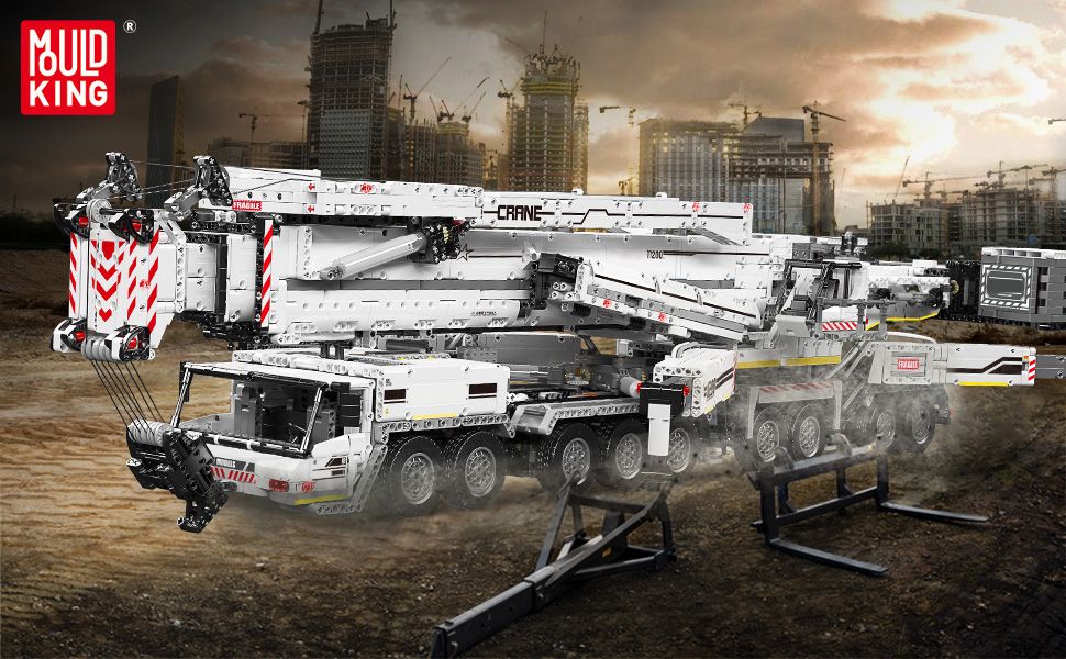Конструктор Mould King 17007 Кран Ultimate Liebherr LTM 11200, 8506 ...
