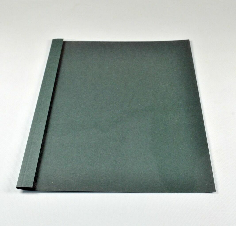 Обложки для термопереплета (термообложки) А4 1.5мм, мягкие, зеленые, с ...