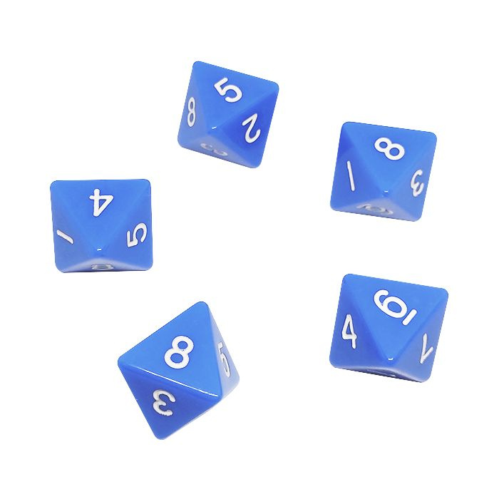 Кубики D8 (восьмигранник, дайсы) для игр (подходит для DnD (ДнД ...