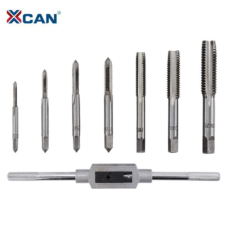 Набор метчиков XCAN M3-M12 с метчикодержателем, 8 предметов - купить с доставкой по выгодным ...