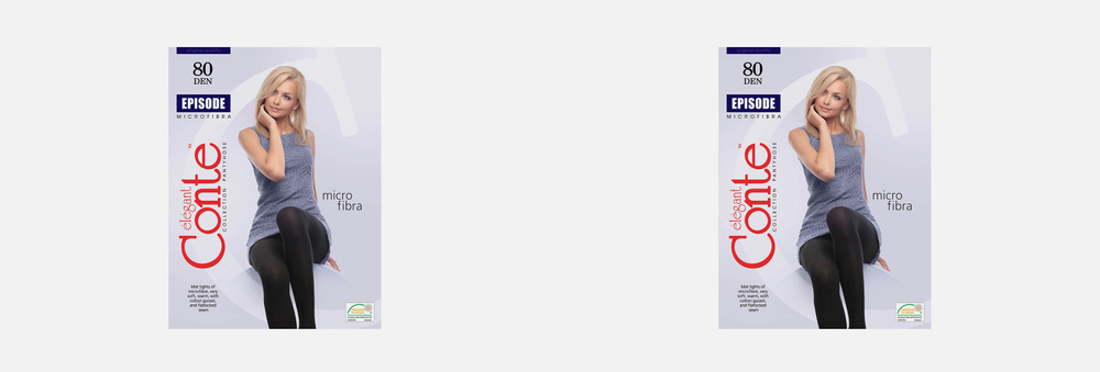 Колготки Conte grafit, 80 den, 2 шт - купить с доставкой по выгодным ценам в интернет-магазине ...
