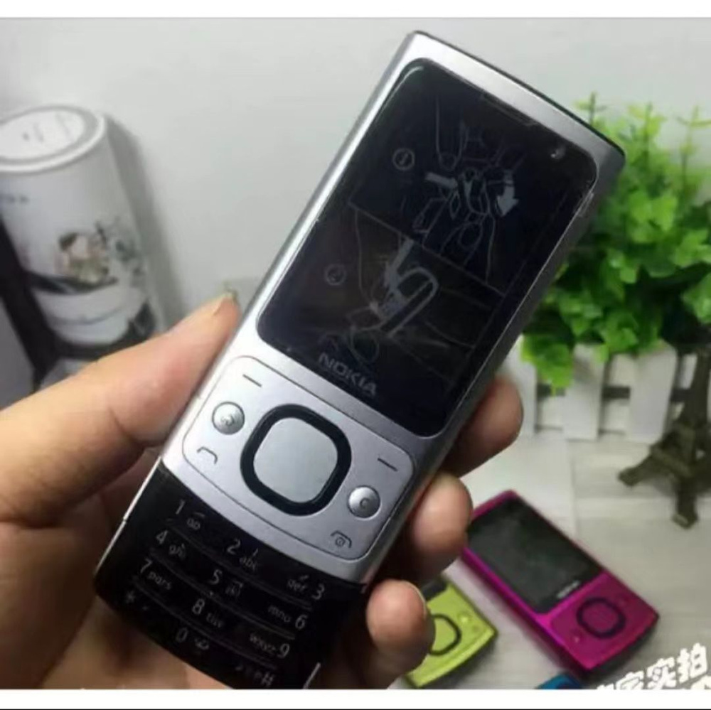 Мобильный телефон Российский модный мобильный телефон Nokia slider 6700S 3G, серебристый ...