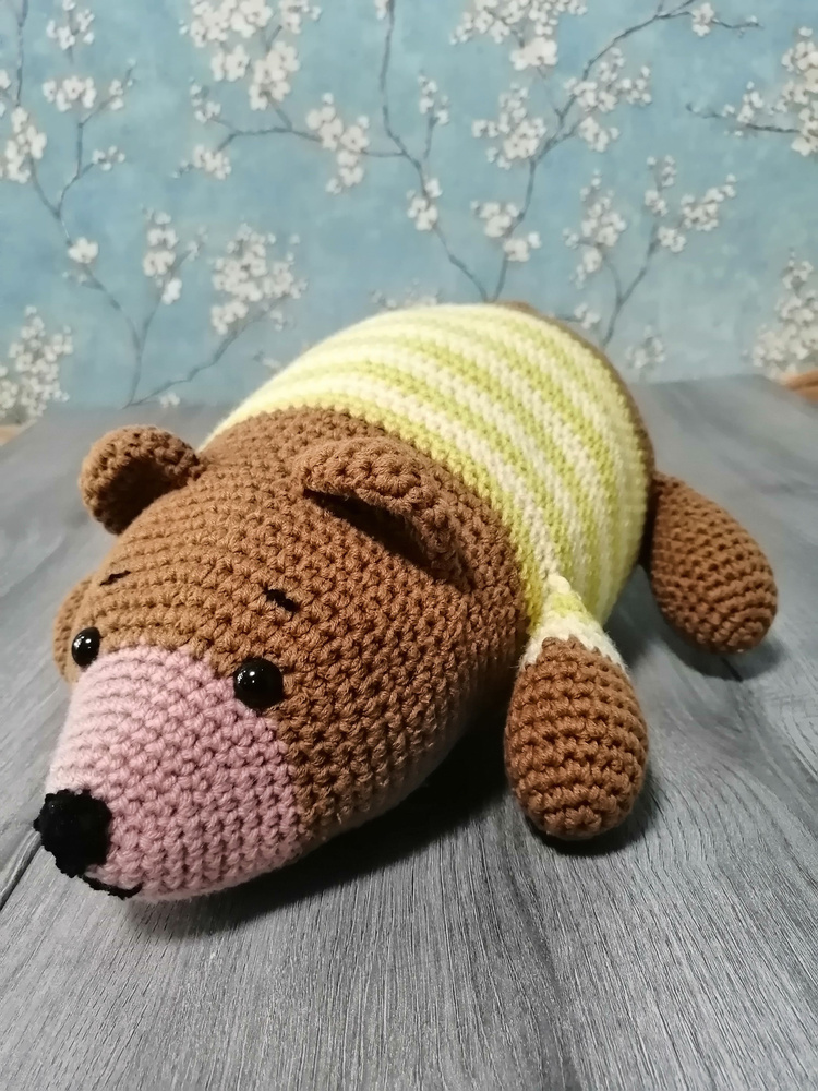 Игрушка ручной работы Большой Медведь - купить с доставкой по выгодным ...