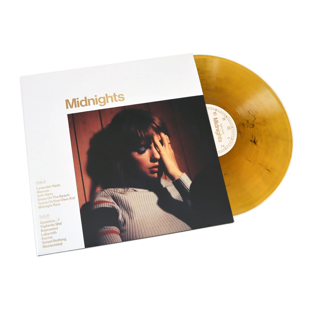 Taylor Swift. Midnights (LP Gatefold/Special Edition/Mahogany Marbled ...