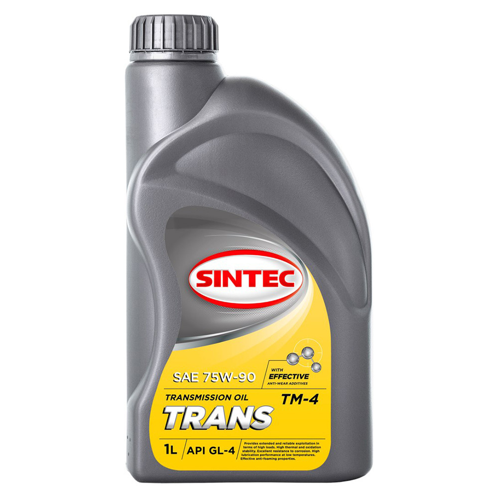 Масло трансмиссионное SINTEC TRANS 75W90 полусинтетика 1 л 900359 ...
