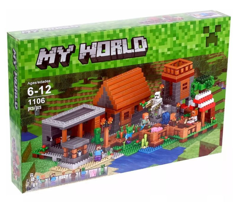 Конструктор My World Minecaft Деревня, 63021 - купить с доставкой по ...