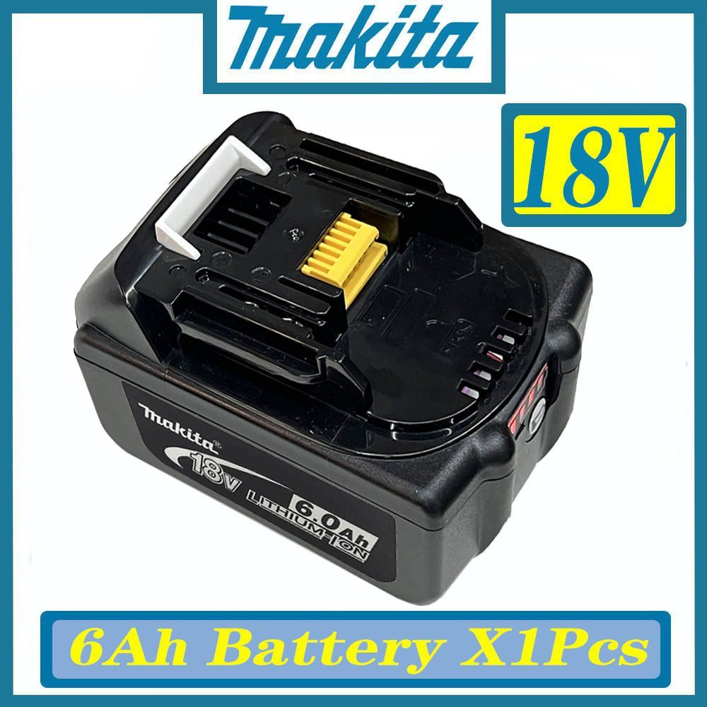 Инструменты Аккумулятор Makita BL1830 BL1860 BL 1860 BL 18650 Li-ion 18V 6Ah 1 шт.(индикатор ...