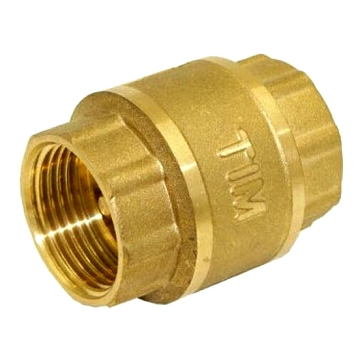 Обратный клапан с латунным штоком, 3/4"г/г (стандарт) TIM арт. JH ...