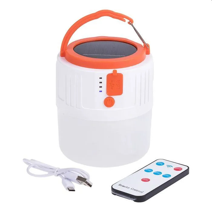 Фонарь кемпинговый подвесной AG Smart, солнечная батарея, индикатор ...