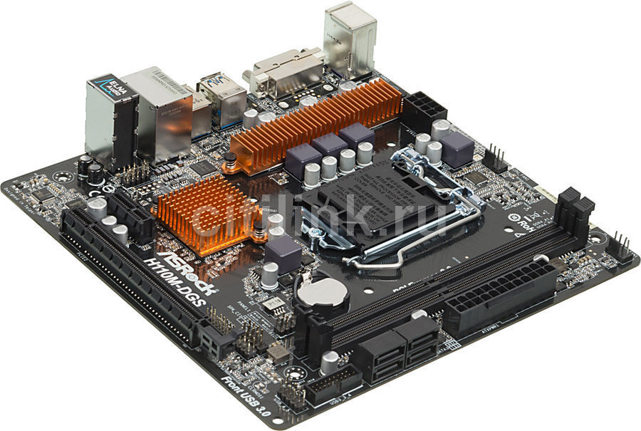 Материнская плата ASRock H110M-DGS R3.0 купить по низкой цене с ...