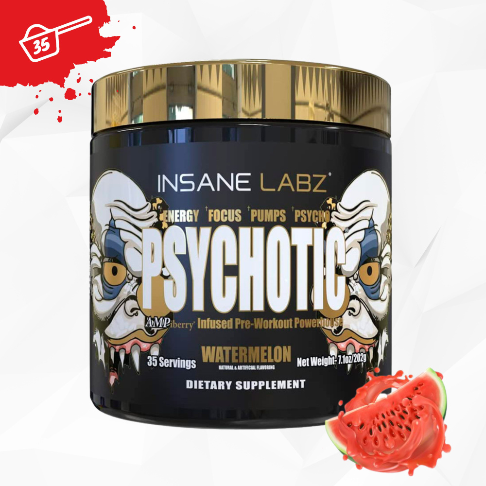 Предтреник Psychotic Gold Психотик Insane Labz (Арбуз) - купить с доставкой по выгодным ценам в ...