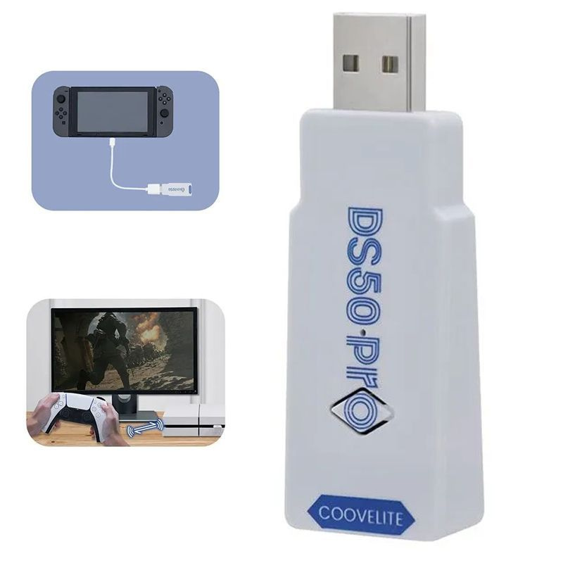 Беспроводной Bluetooth USB адаптер - ресивер DS50 Pro для беспроводного ...