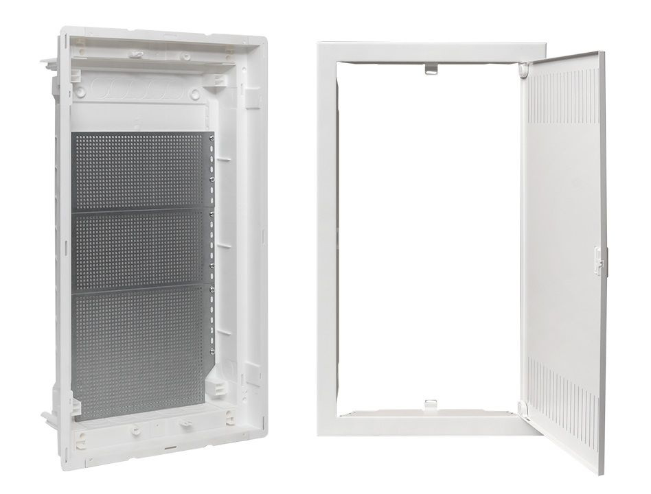 Основание слаботочного щита "Nova" (с монт. платой) 3 габарит IP40 EKF PROxima с дверью ...