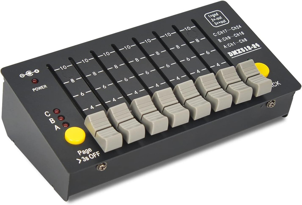 Контроллер DMX для DJ Lights, консольный сценический светильник DMX 512 ...