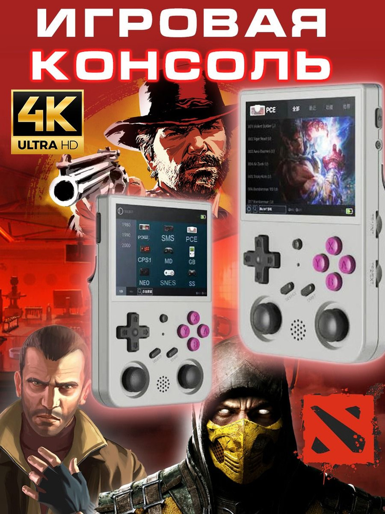 Игровая приставка Anbernic 353V 16gb+64gb Grey - купить с доставкой по ...