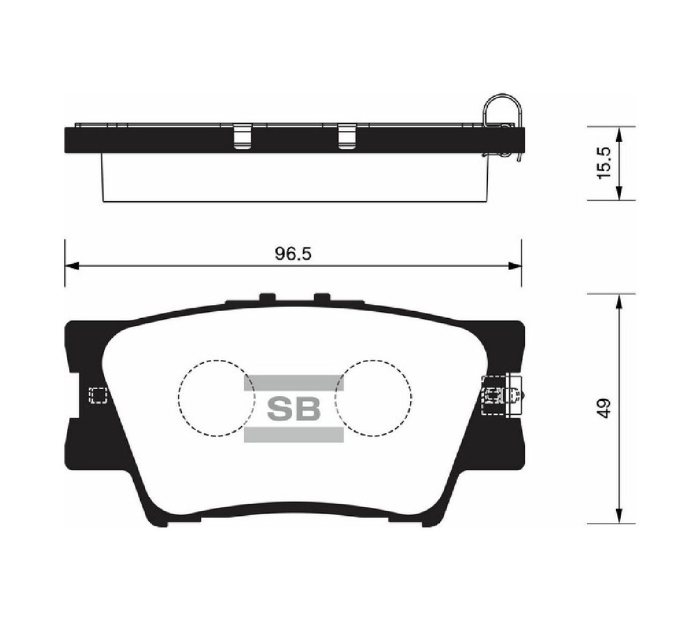 Колодки тормозные Sangsin Brake SP2081 Задние - купить по низким ценам ...