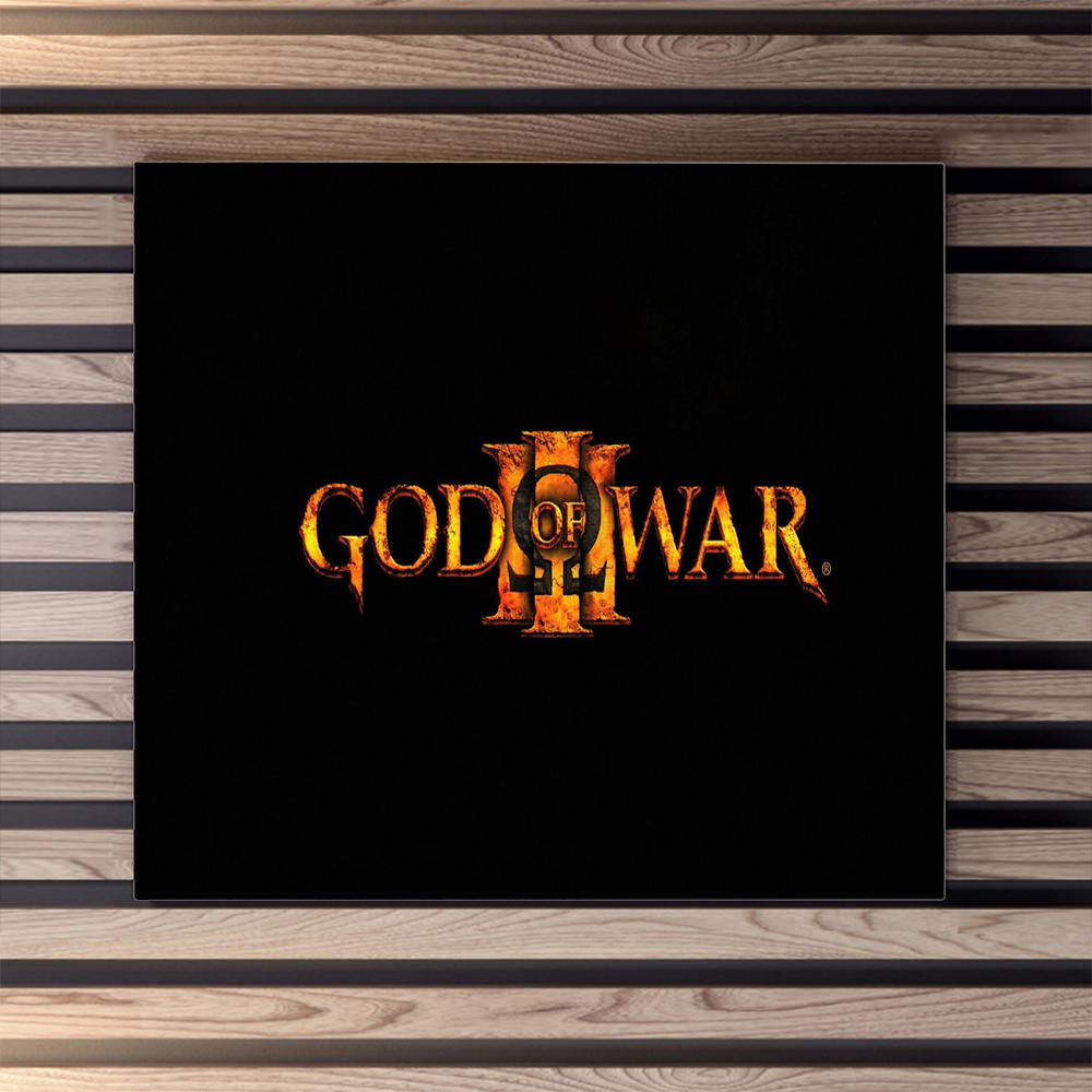 Интерьерная картина Coolpodarok God of War 3 Надпись - купить по низкой ...
