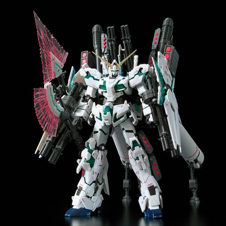 Bandai RG 1/144 полностью оборудован Unicorn Green Skeleton Gundam ...