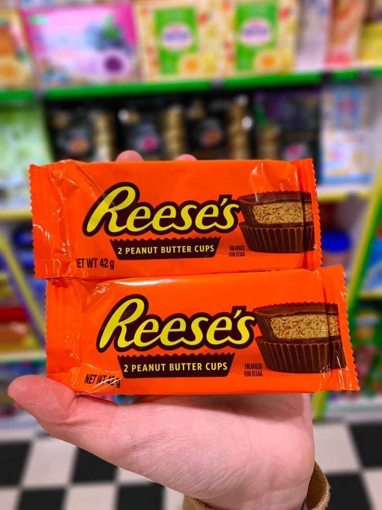 Шоколадные тарталетки Reese's Peanut Butter Cups 42g - купить с доставкой по выгодным ценам в ...