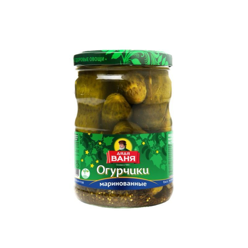 Огурчики маринованные "ДЯДЯ ВАНЯ" 950 гр - купить с доставкой по ...