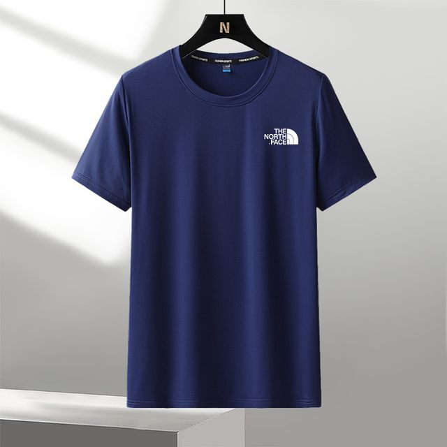 Футболка The North Face, размер 50, цвет темно-синий, 88% полиэстер,12% ...