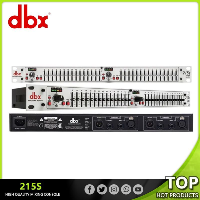 DBX 215S графический эквалайзер - купить с доставкой по выгодным ценам в интернет-магазине OZON ...