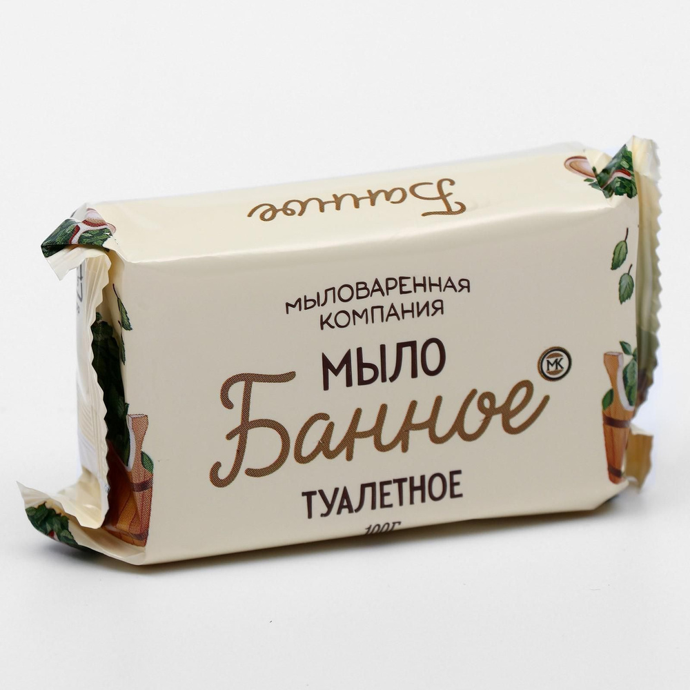 Туалетное мыло банное, в цветной обертке, 100 г, 6 шт. - купить с ...
