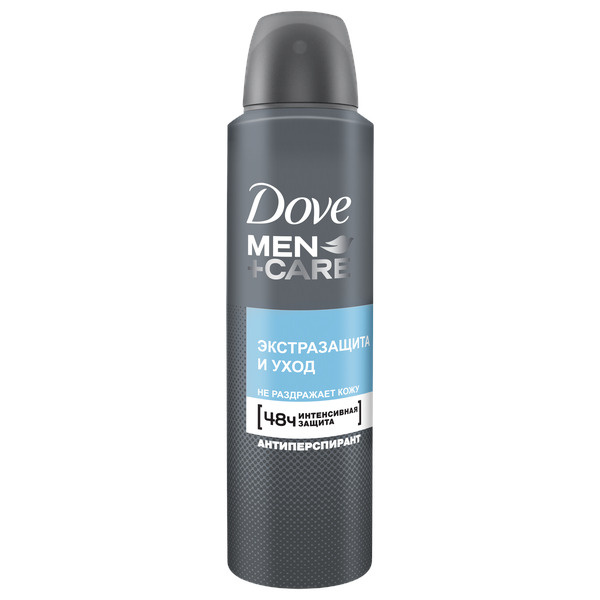 Dove антиперспирант-аэрозоль Men+Care Экстразащита и уход 150 мл ...
